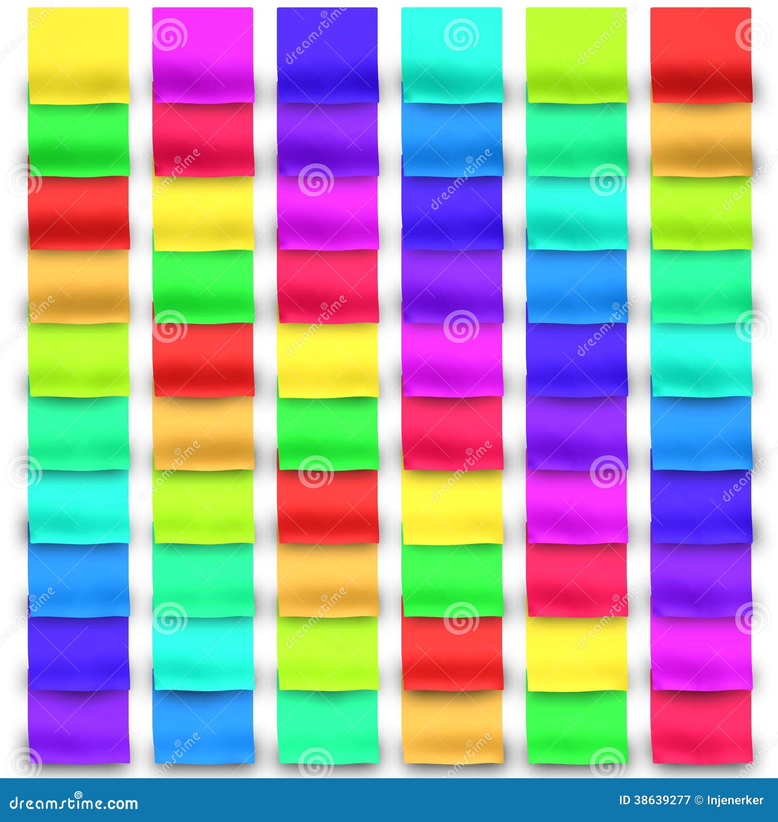 Multi-colored Paper Stickers Stock Illustration - Illustration of badge ...