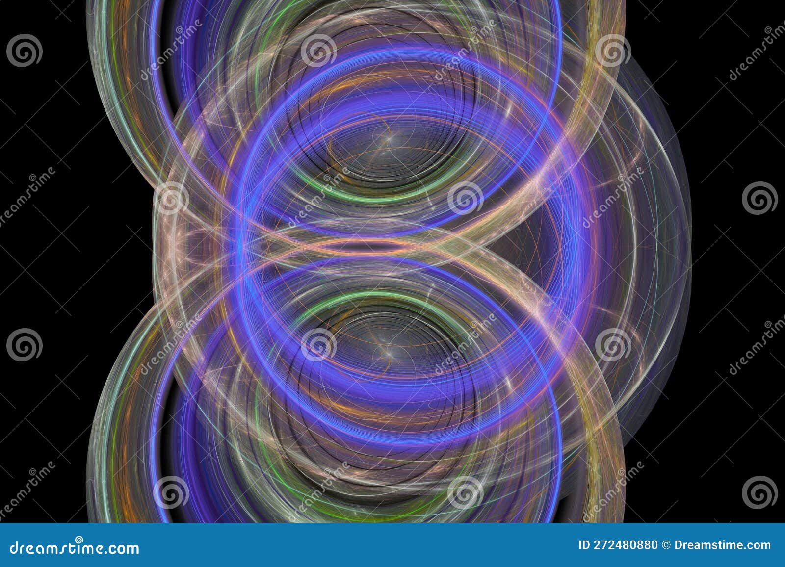 Intersecting Circles Fractal Royalty-Free Stock Photography ...