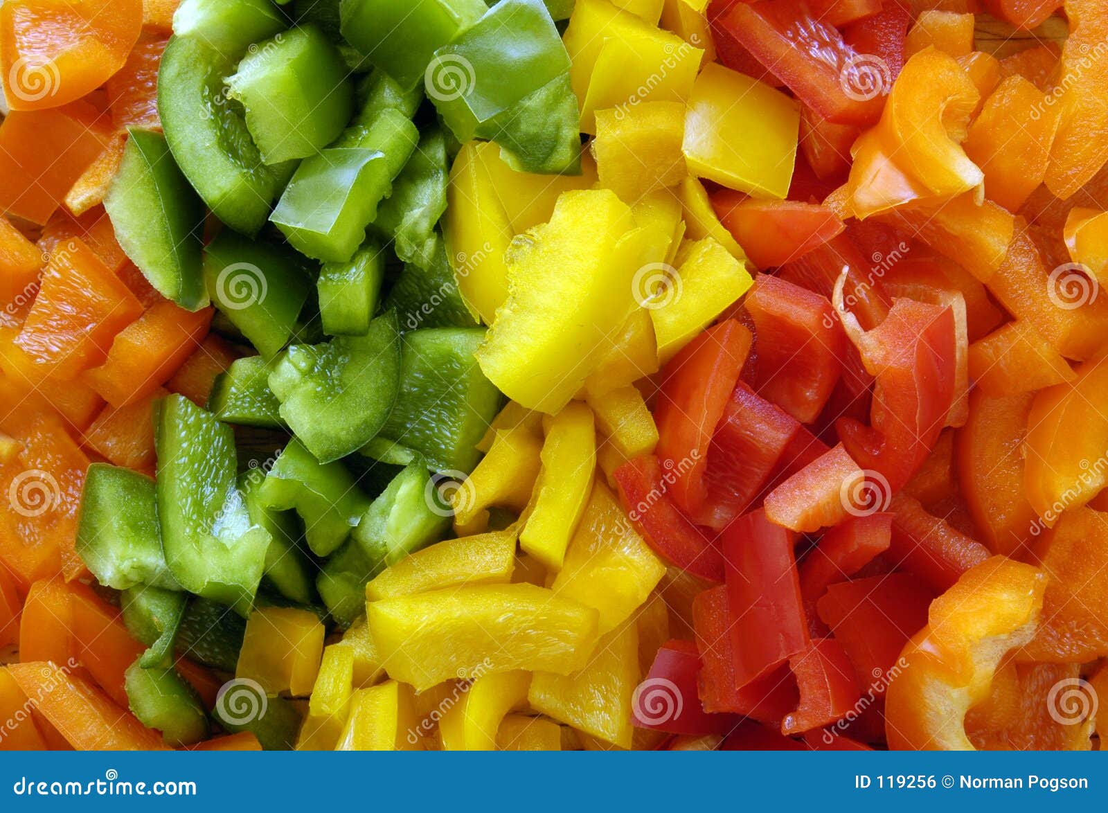 Multi Colored Peppers (Background) Stock Photo - Image of food, grow ...