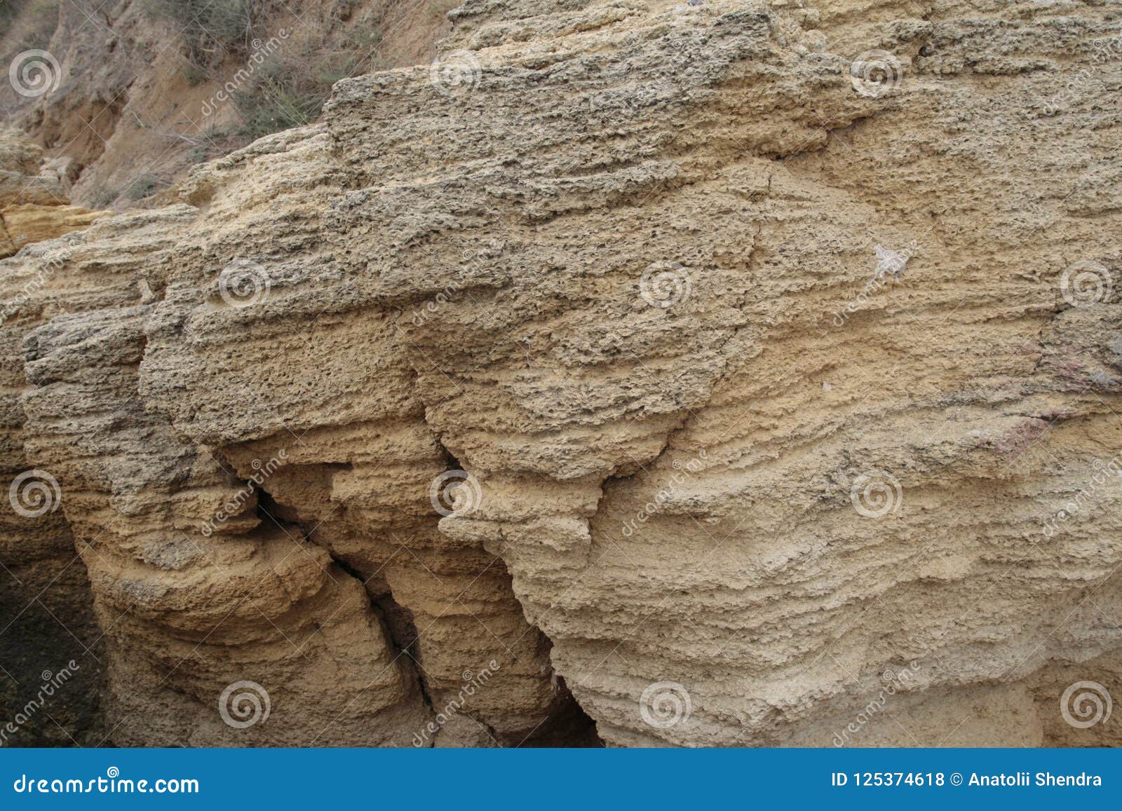 Multi-colored Piece of Rock by the Sea Stock Photo - Image of autumnal ...