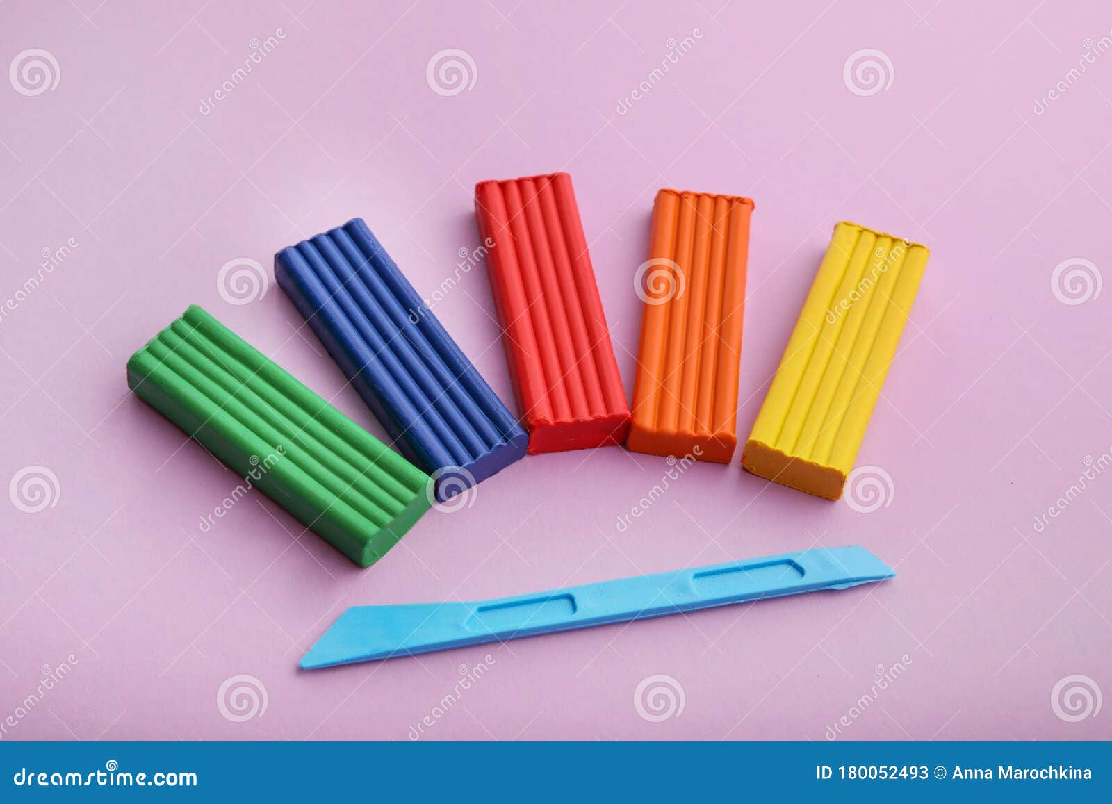 Multi-colored Pieces of Plasticine Stock Image - Image of handmade ...