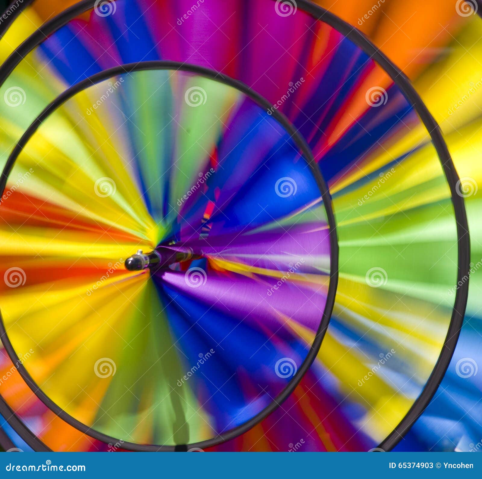 Multi Colored Pinwheel Turning Stock Image - Image of speed, turning ...