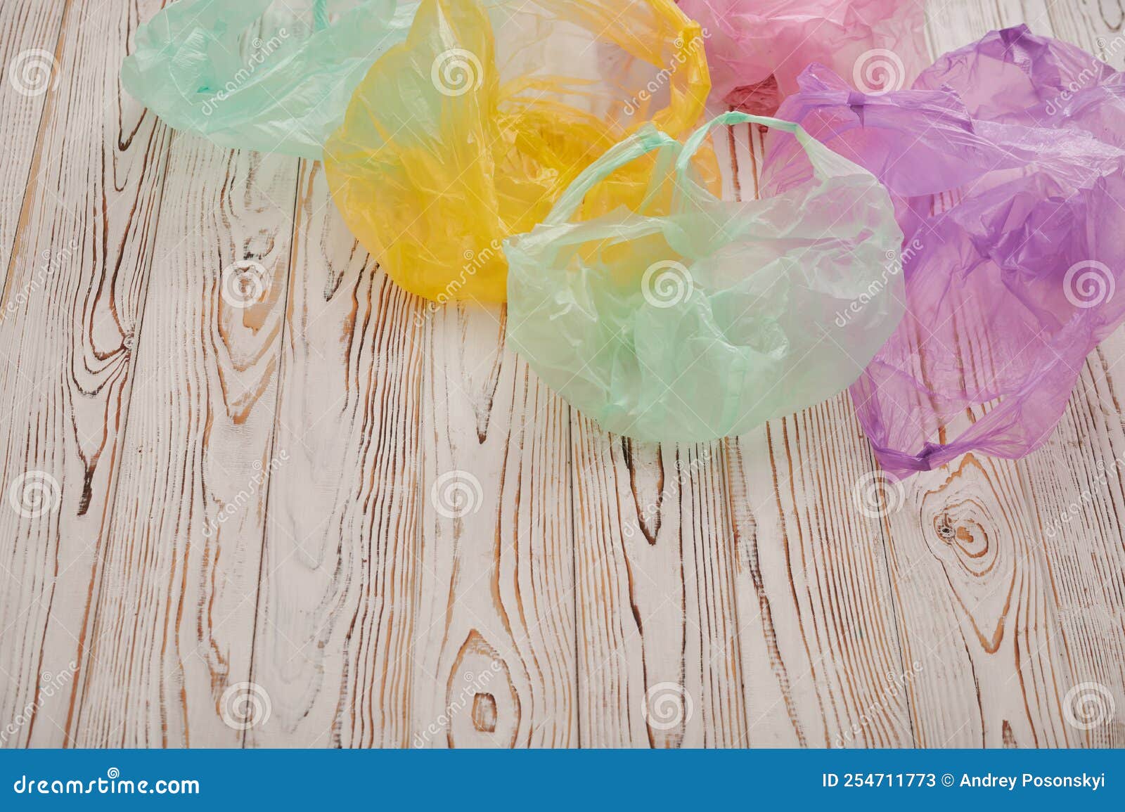 Multi-colored Plastic Bags for Products Stock Image - Image of market ...