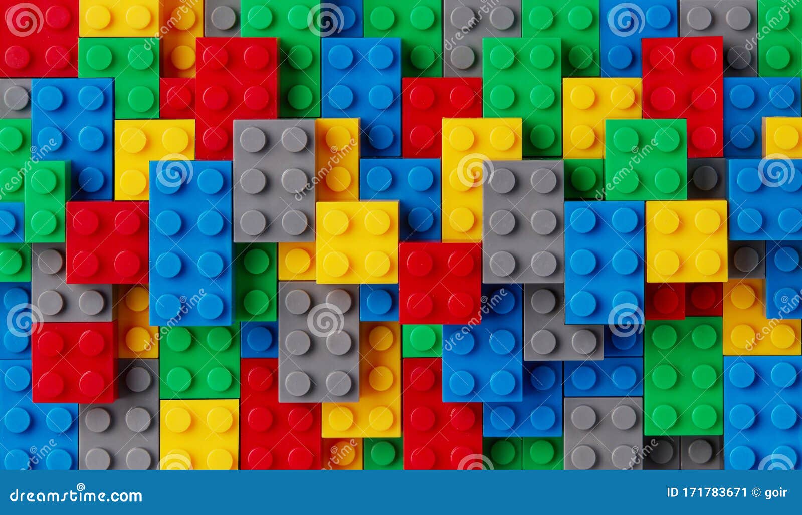 Multi-colored Plastic Blocks Background Stock Image - Image of lego ...