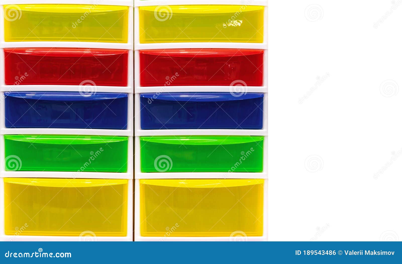 Multi-colored Plastic Containers. Bright Storage Systems for Things ...