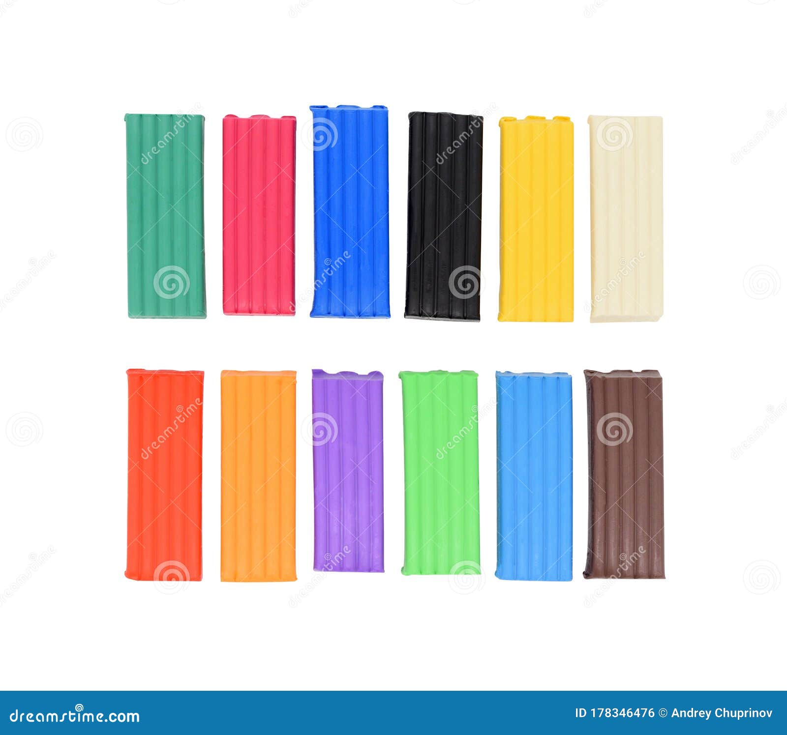 Multi-colored Plasticine for Children`s Creativity. Stock Photo - Image ...