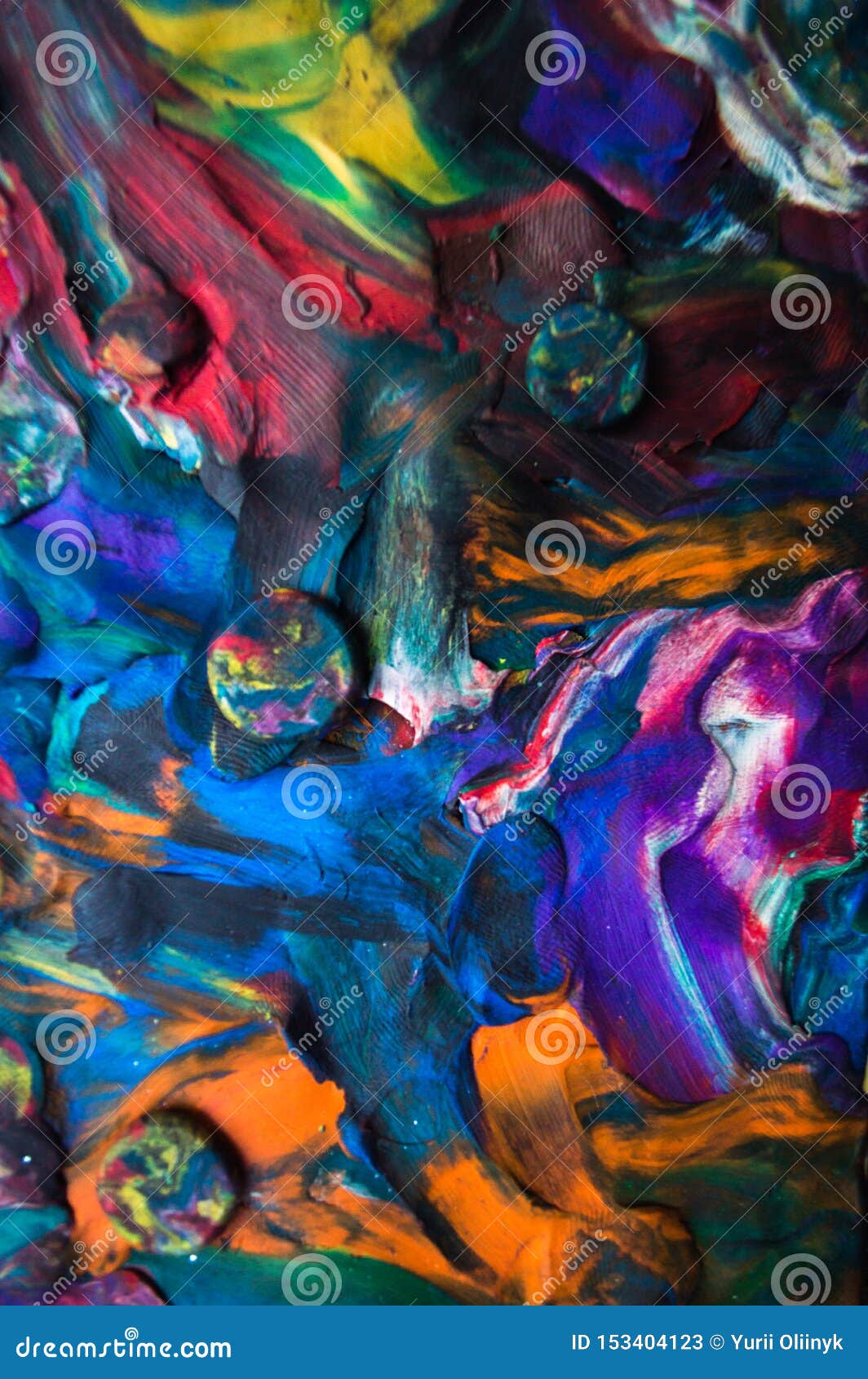 Multi-colored Plasticine Texture Stock Image - Image of smeared, board ...
