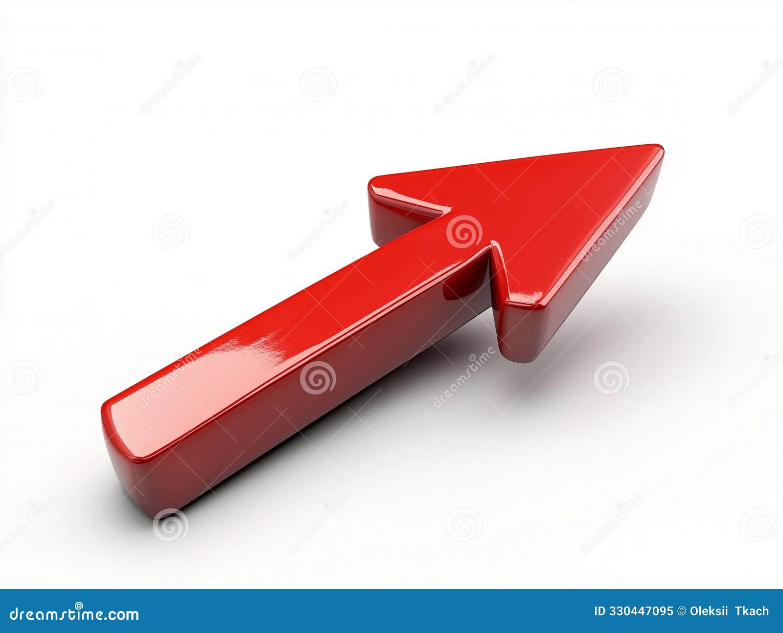 Multi-colored Pointer Arrow with Paint and Watercolor on White ...