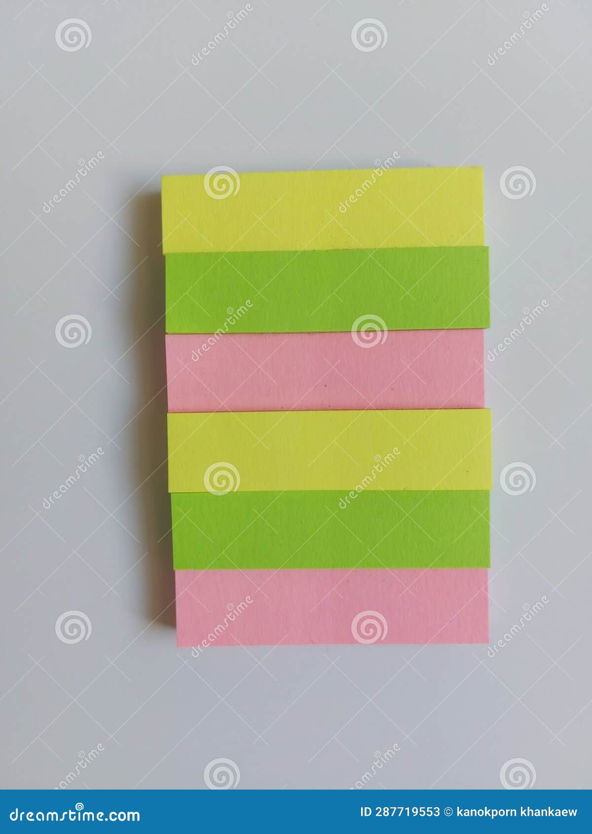 Multi color post-it stock image. Image of green, label - 287719553