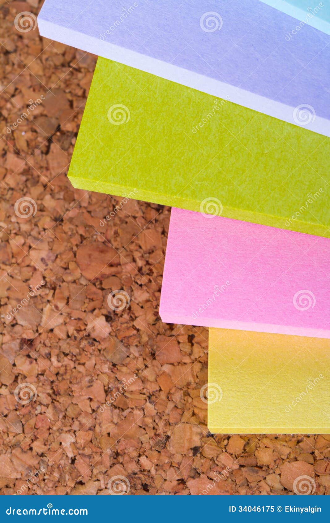 Multi Colored Post it Notes Stock Image - Image of board, colorful ...