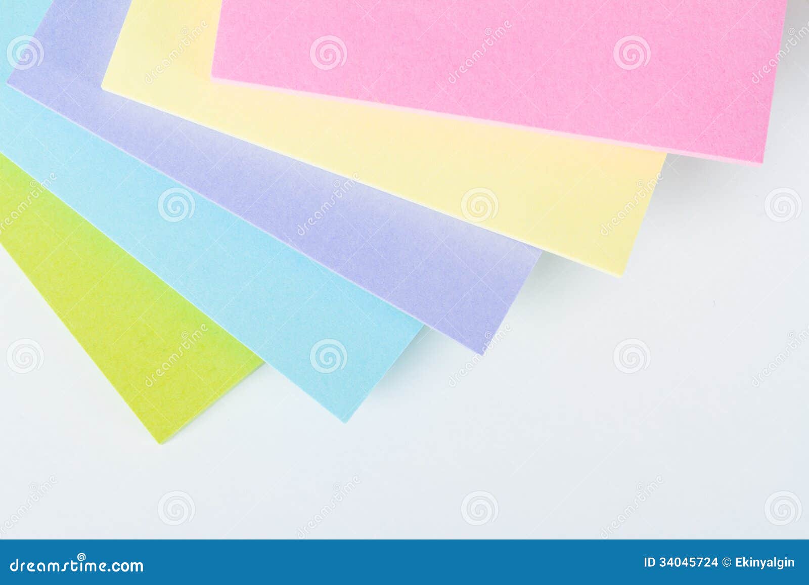 Multi Colored Post it Notes Stock Photo - Image of note, office: 34045724