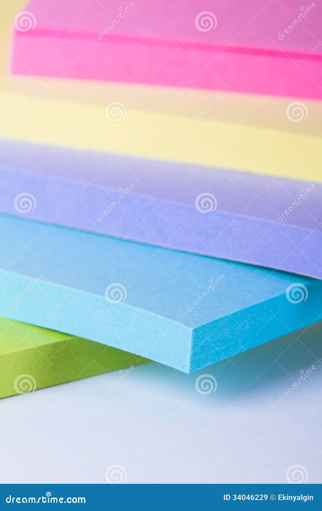 Multi Colored Post it Notes Stock Image - Image of stationery ...
