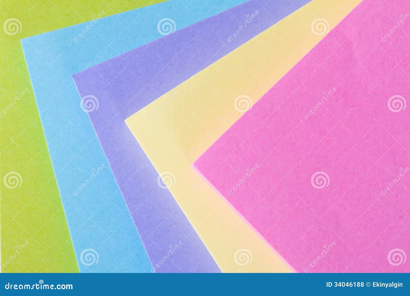 Multi Colored Post it Notes Stock Photo - Image of remember, stationery ...