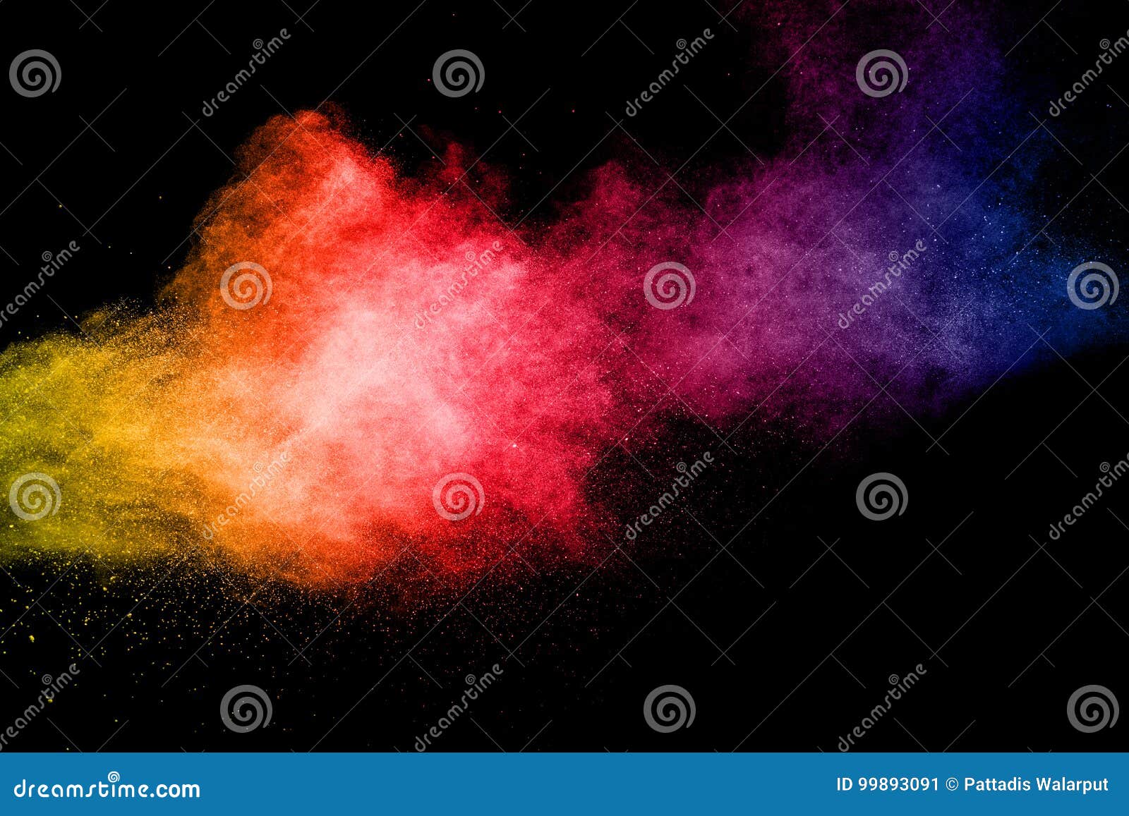 Multi Colored Powder Splash Stock Image - Image of festive, background ...