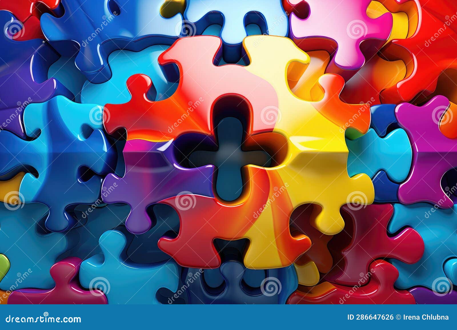 Multi Colored Puzzle Pieces Stock Illustration - Illustration of ... Multi Colored Puzzle Pieces Stock Illustration - Illustration of ...