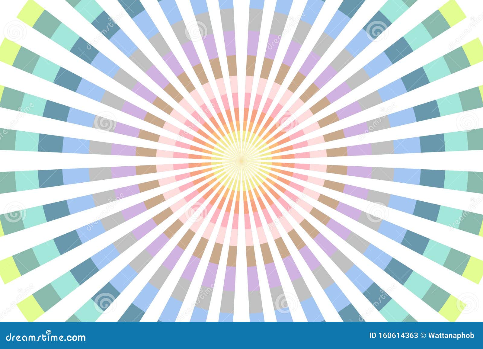Multi Colored Rays Abstract Background Stock Illustration ...