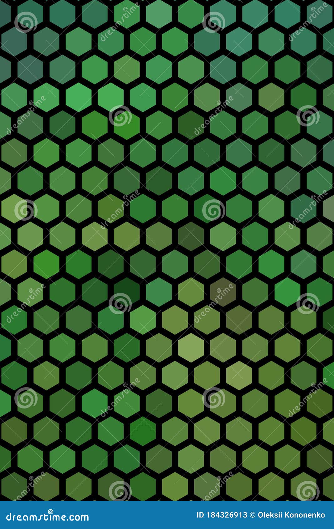 Multi-colored Rectangular Pixel Background. the Texture Consisting of Multi-colored Hexagons ...