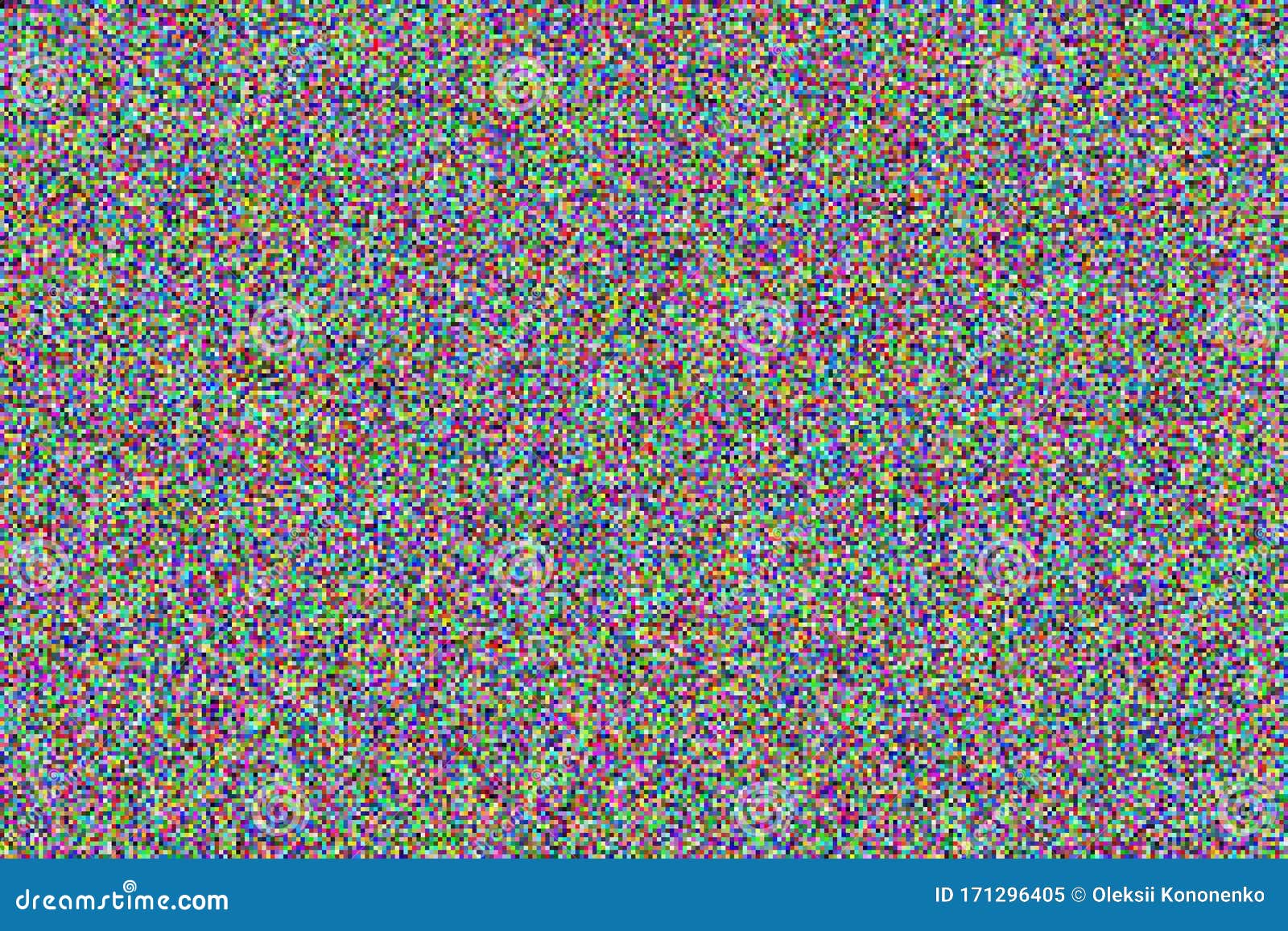 Multi-colored Rectangular Pixel Background. the Texture Consisting of ...