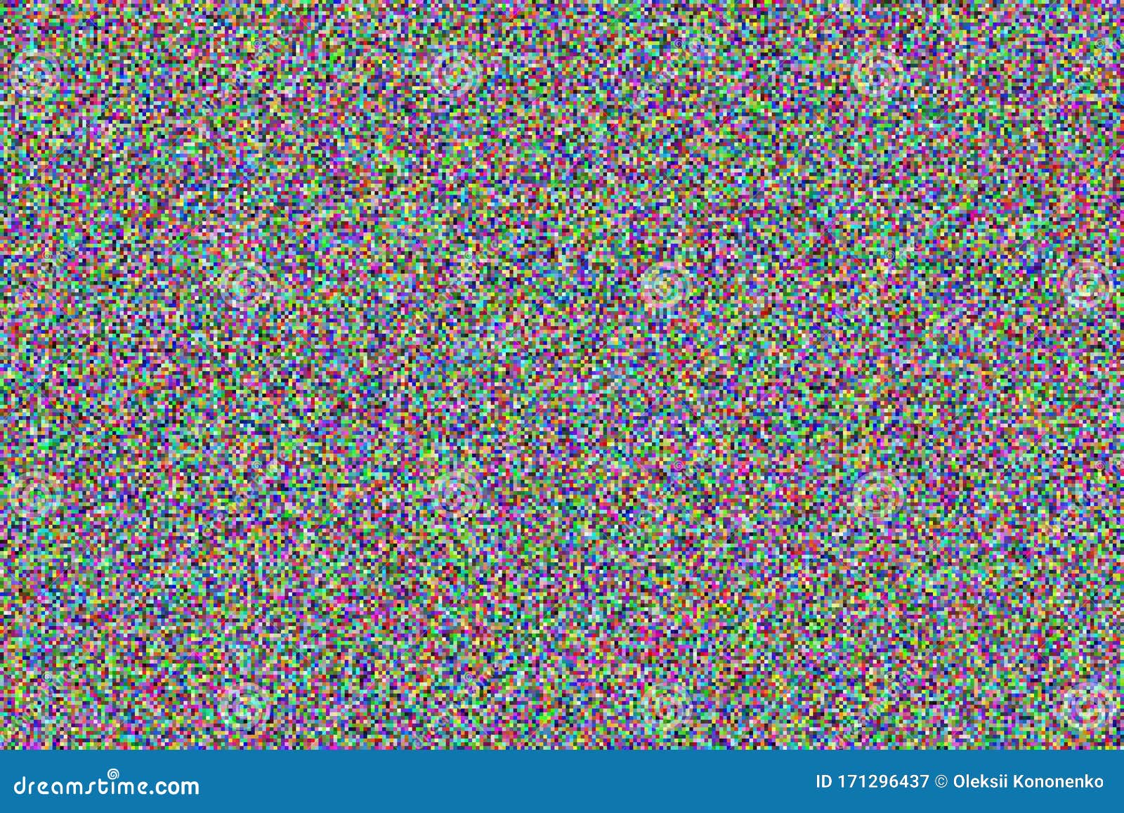 Multi-colored Rectangular Pixel Background. the Texture Consisting of ...
