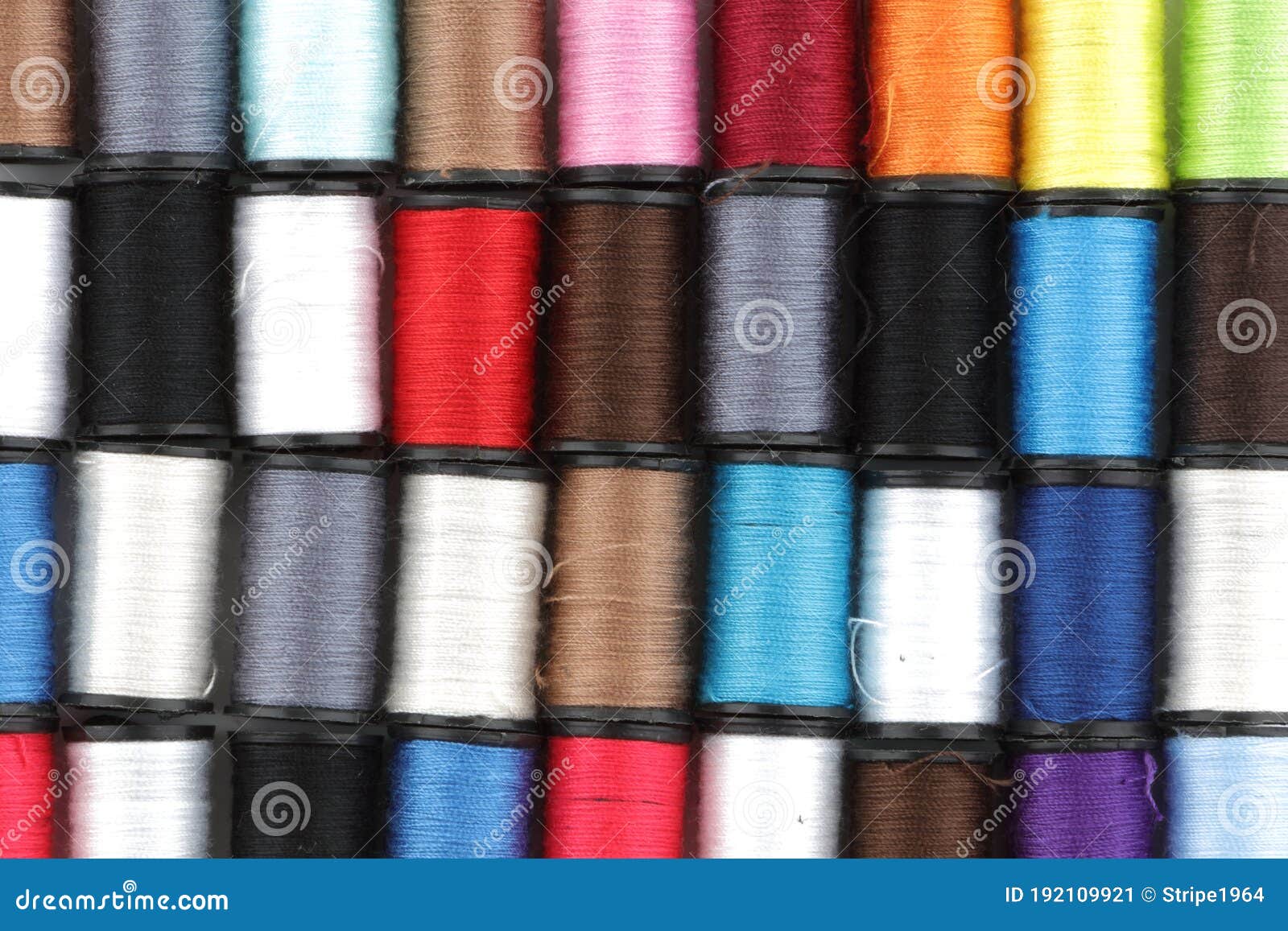 Multi Colored Reels of Cotton Background Texture Image Stock Image ...