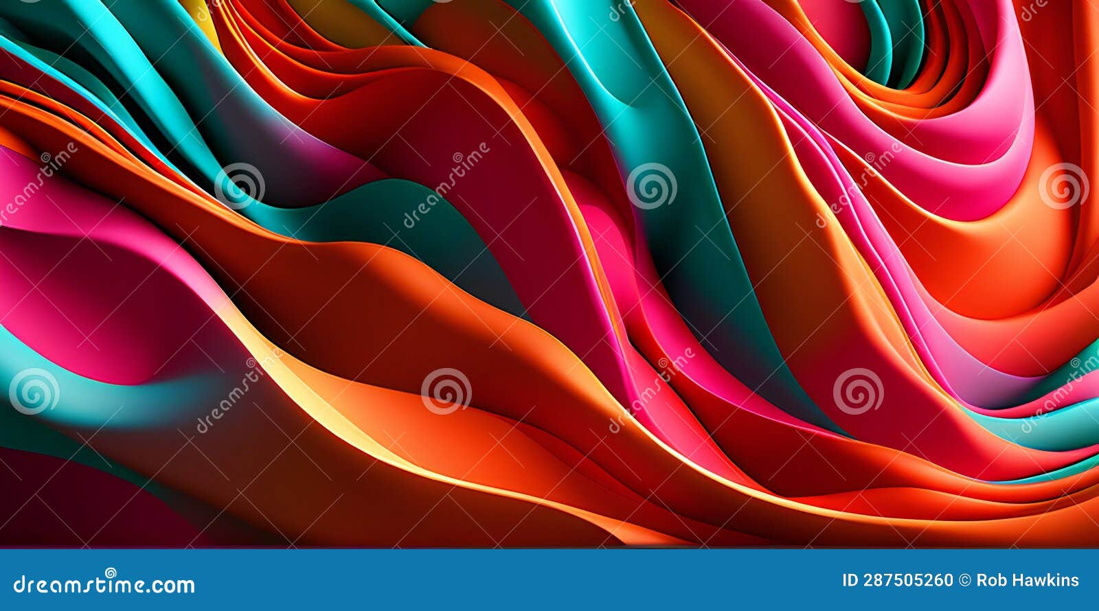 Multi Colored Ribbons for Background Stock Illustration - Illustration ...