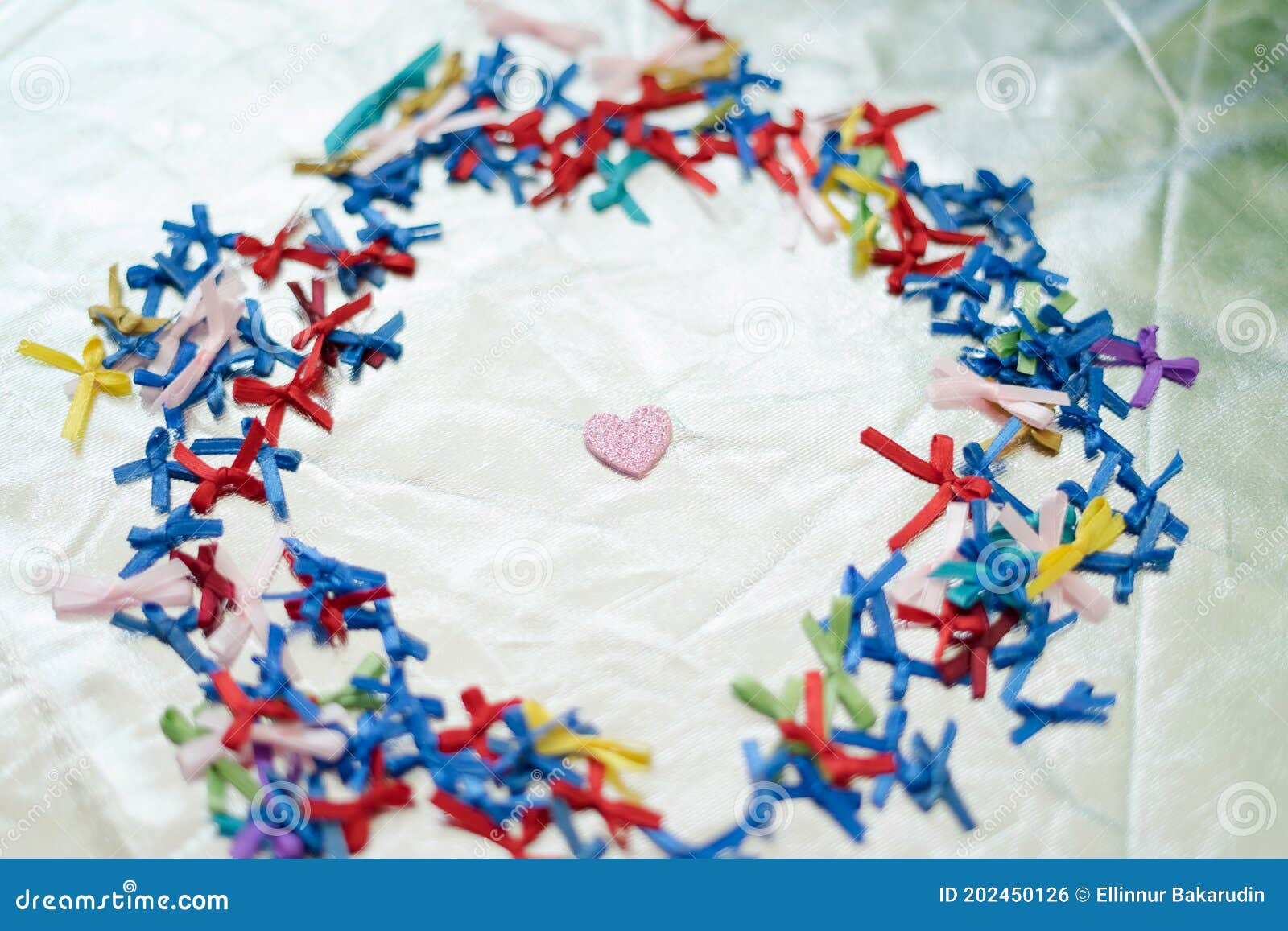 Multi-colored Ribbons. Bright and Colorful. Party Back Ground ...