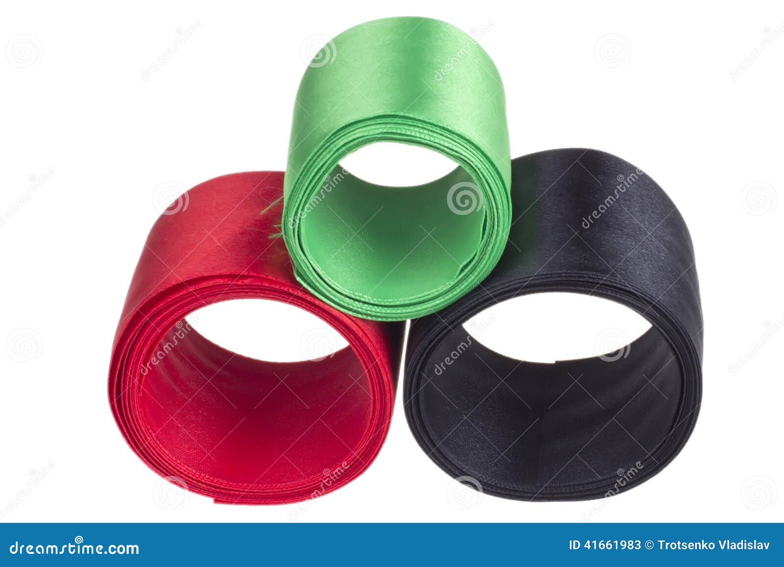 Multi colored ribbons stock image. Image of card, silky - 41661983