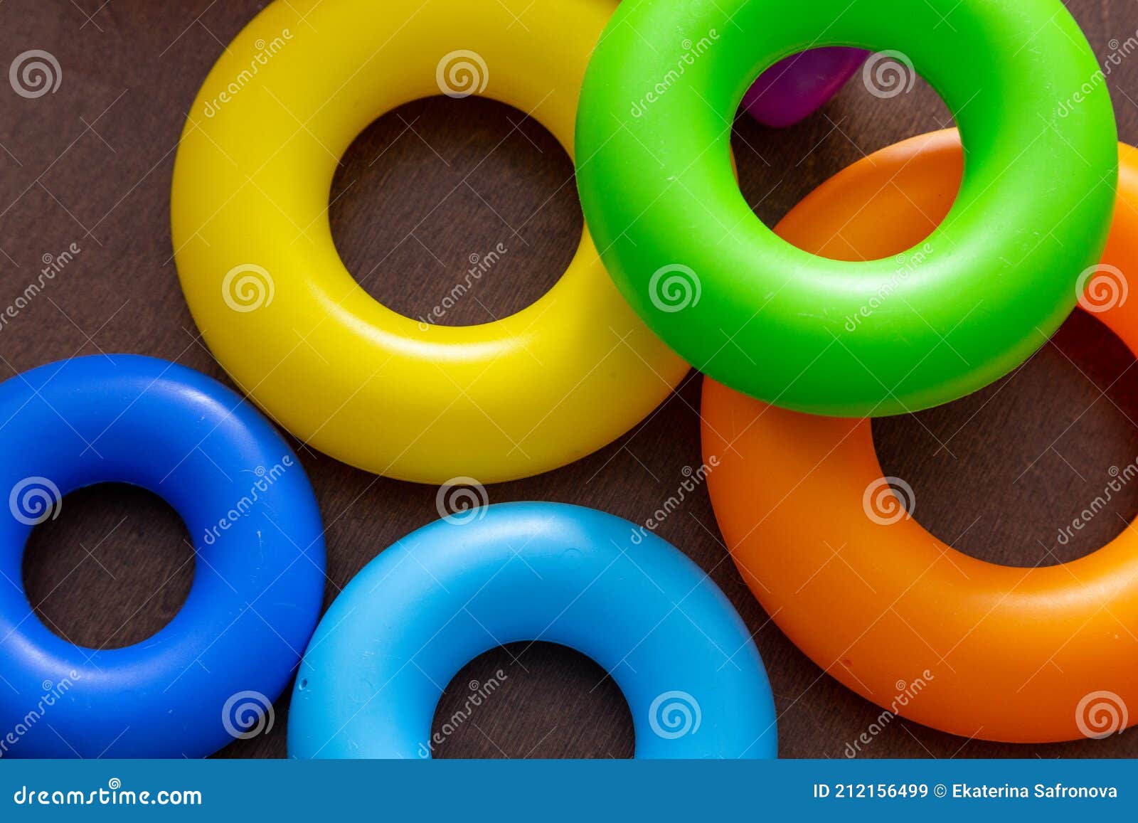 Multi-colored rings wow stock image. Image of spool - 212156499