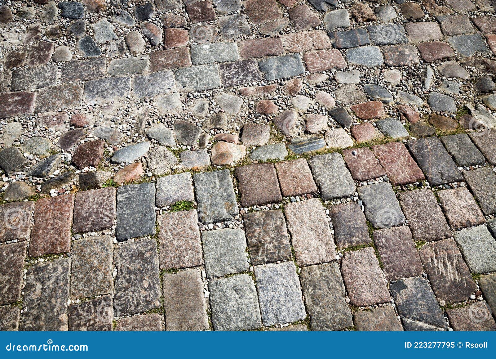 Multi-colored road stock image. Image of medieval, textured - 223277795