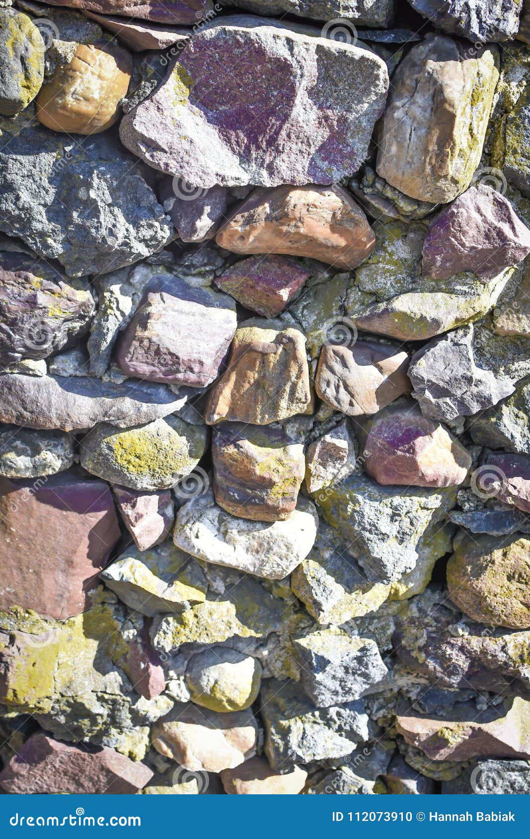 Colored Rock Formation Formed By Wind Erosion Stock Photo ...