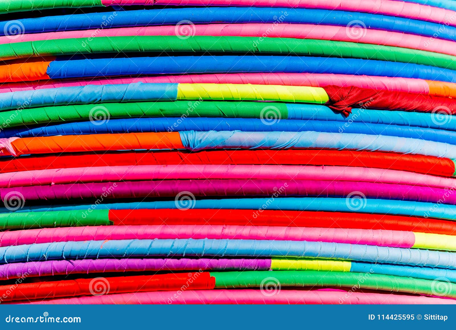 Multi-colored Rolls Abstract Background Stock Image - Image of fashion ...
