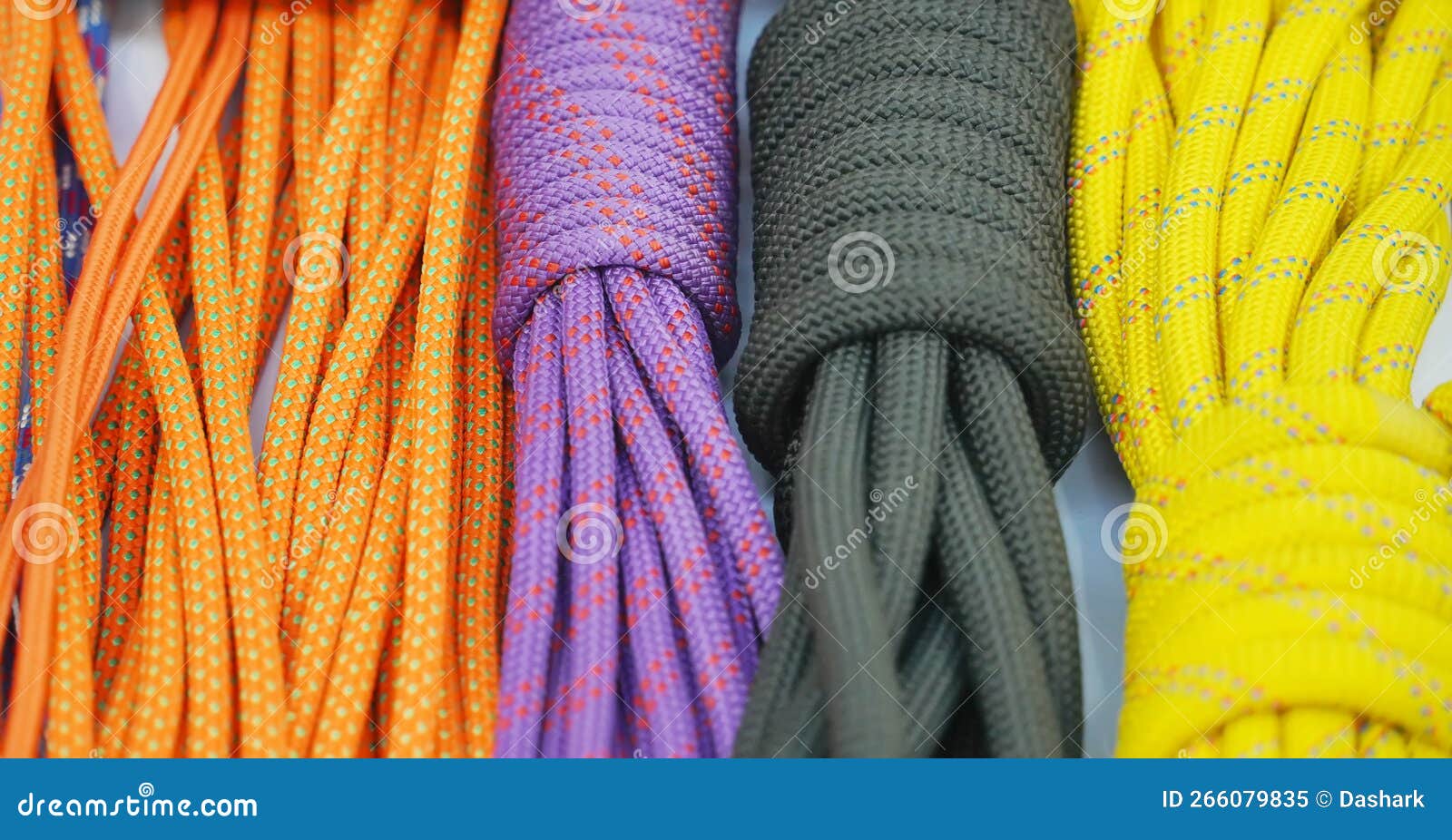 Multi-colored Safety and Rescue Polyamide Strand Ropes with a Low ...