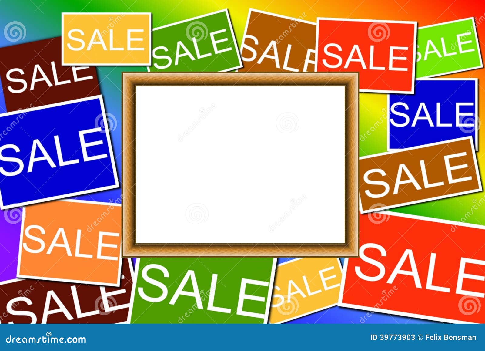 Multi colored Sale signs stock illustration. Illustration of activity ...