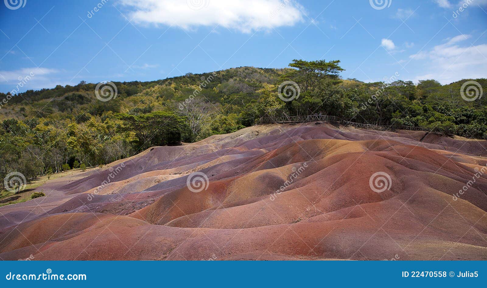 Multi-colored Sand of Chamarel Stock Photo - Image of destinations ...