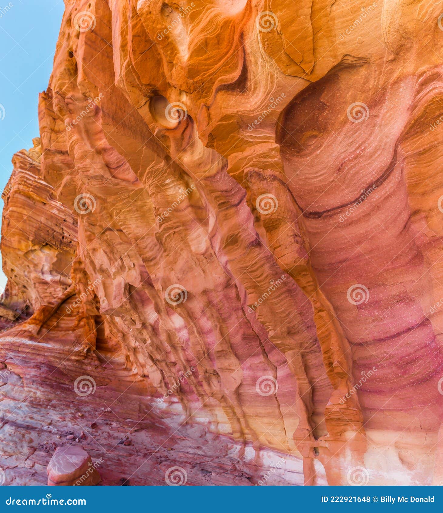 Multi Colored Sandstone Formations the Slick Rock Stock Photo - Image ...