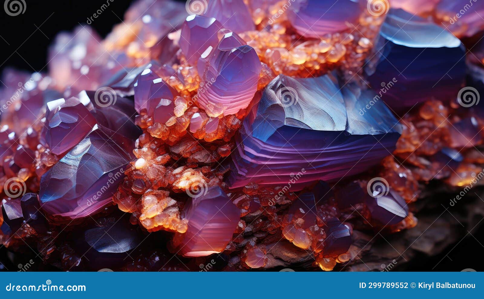 Multi-colored Shiny Crystals Gemstones Transparent Bright Beautiful ...