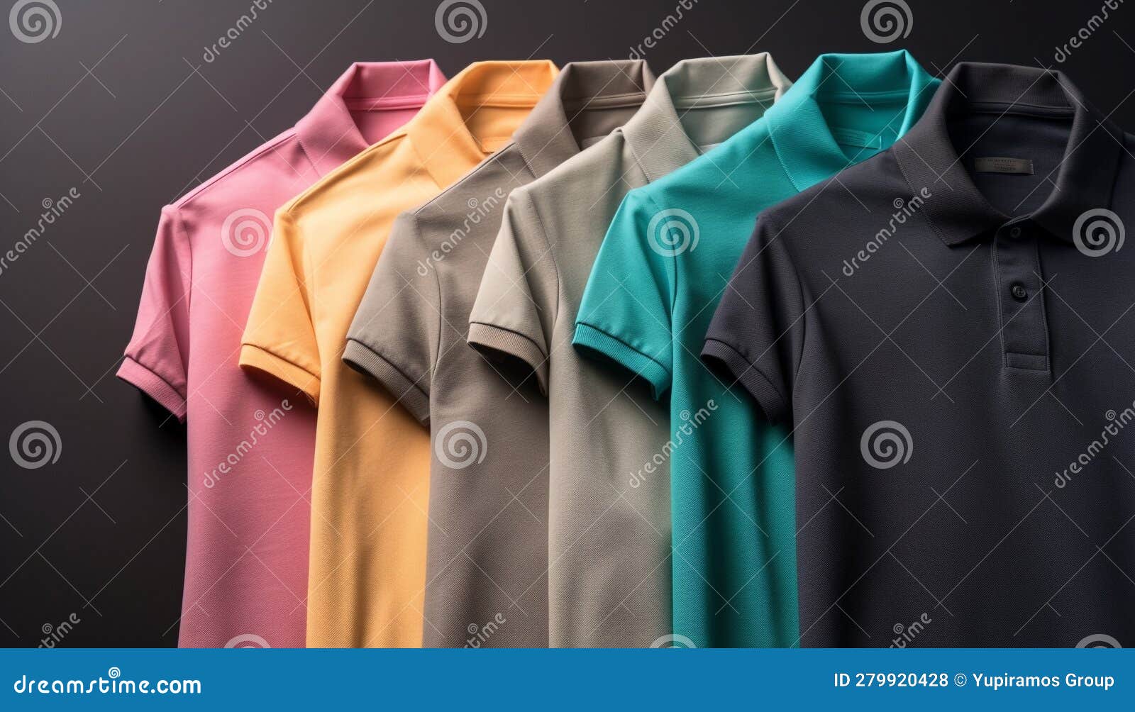 Multi Colored Shirts in a Retail Store, Showcasing Textile Industry ...