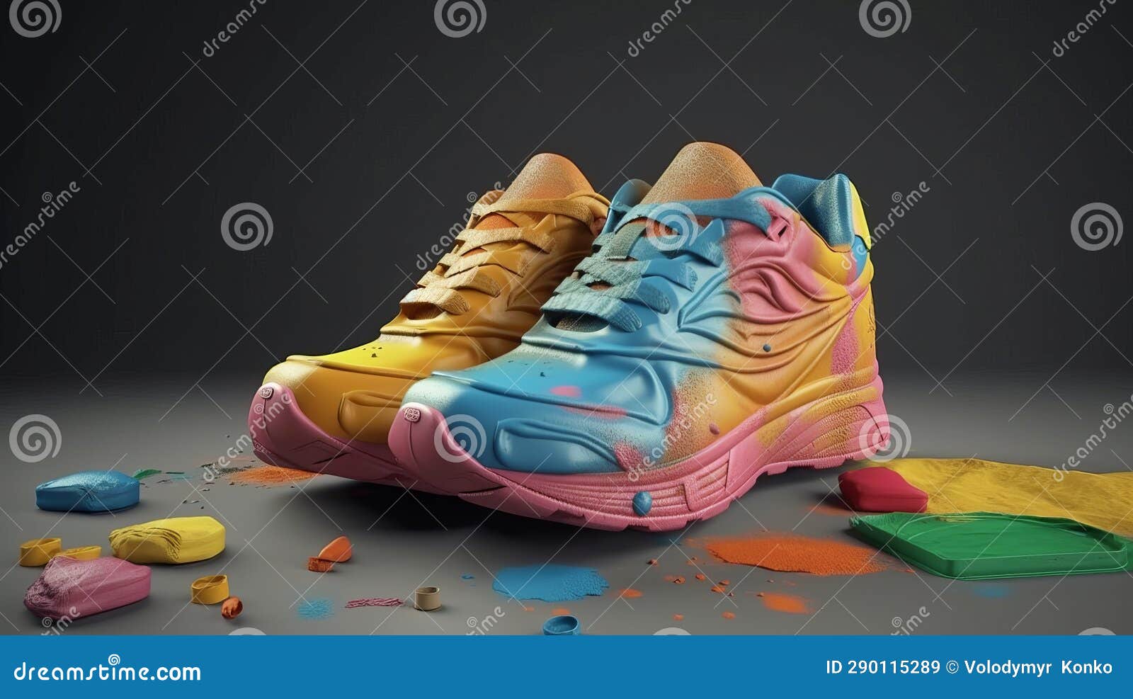 Colored Shoe Eyelets On Black Background, Wallpaper Stock Photography ...