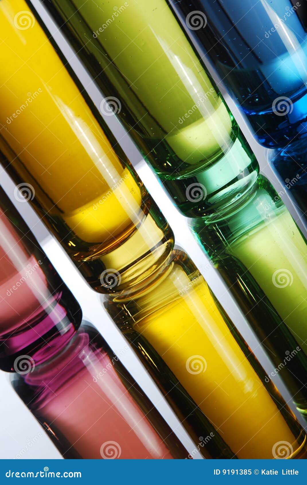 Multi-colored shot glasses stock image. Image of multi - 9191385