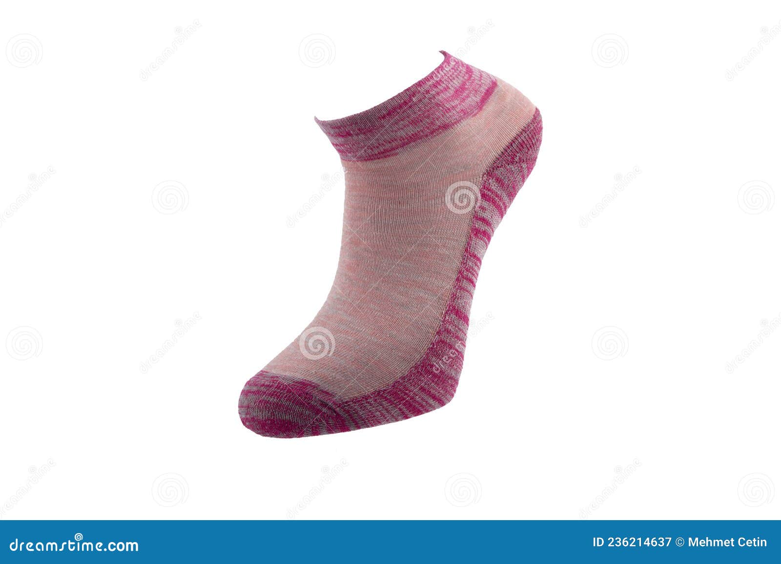 Multi-colored Socks on a White Background. View from Above. Many ...