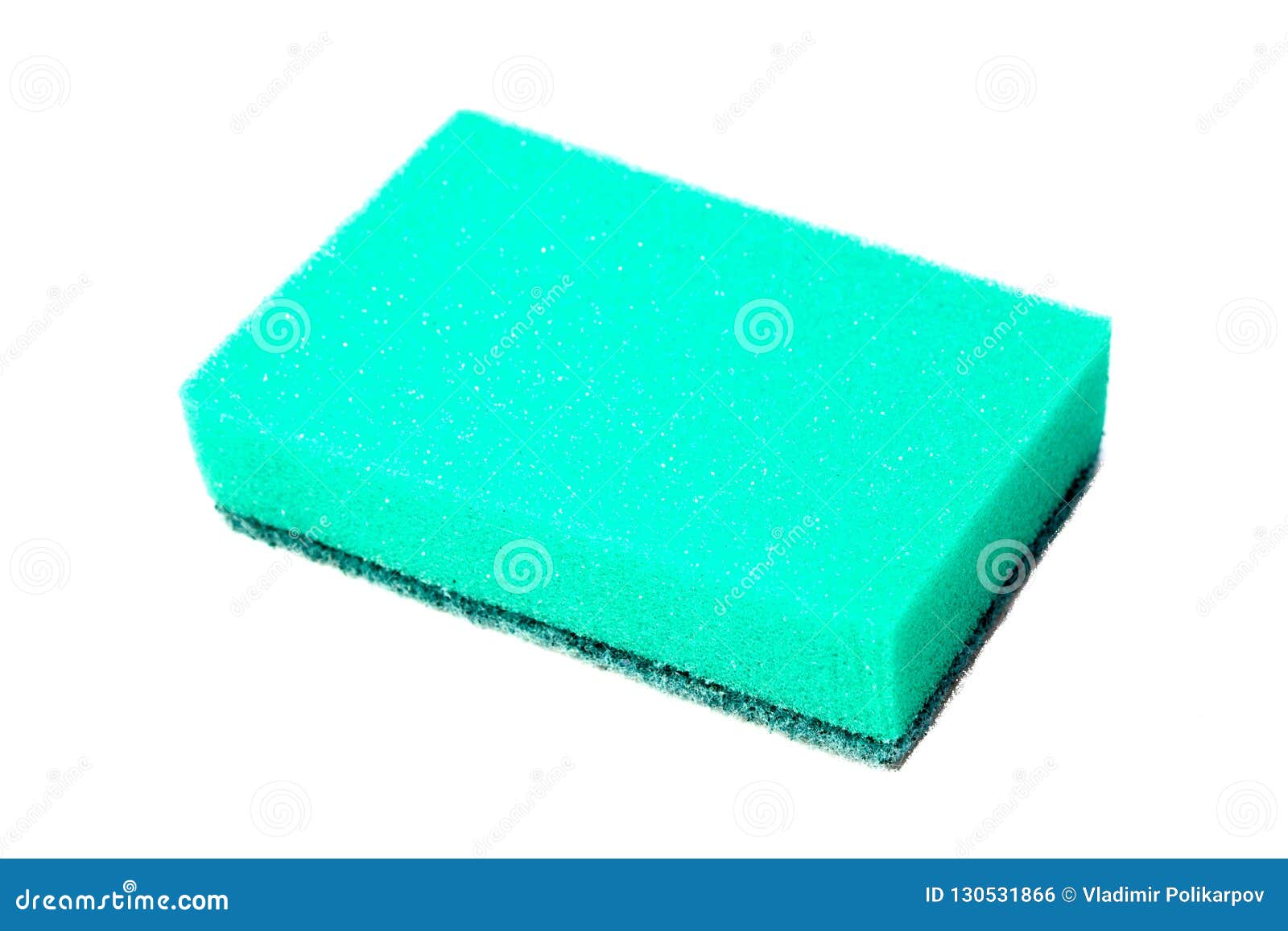 Beautiful Multi-colored Sponge Isolated on White Background Stock Photo ...