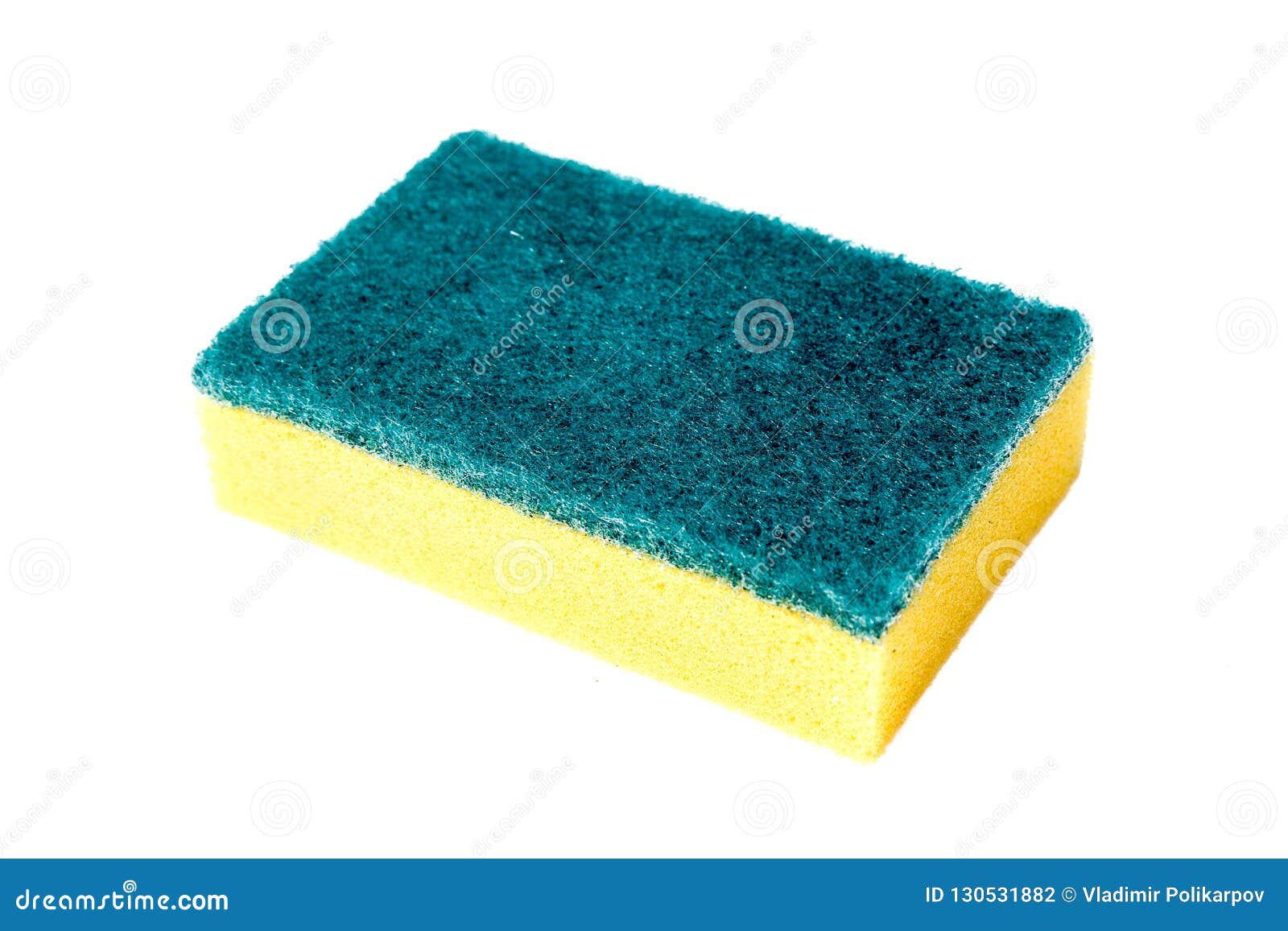 Beautiful Multi-colored Sponge Isolated on White Background Stock Photo ...