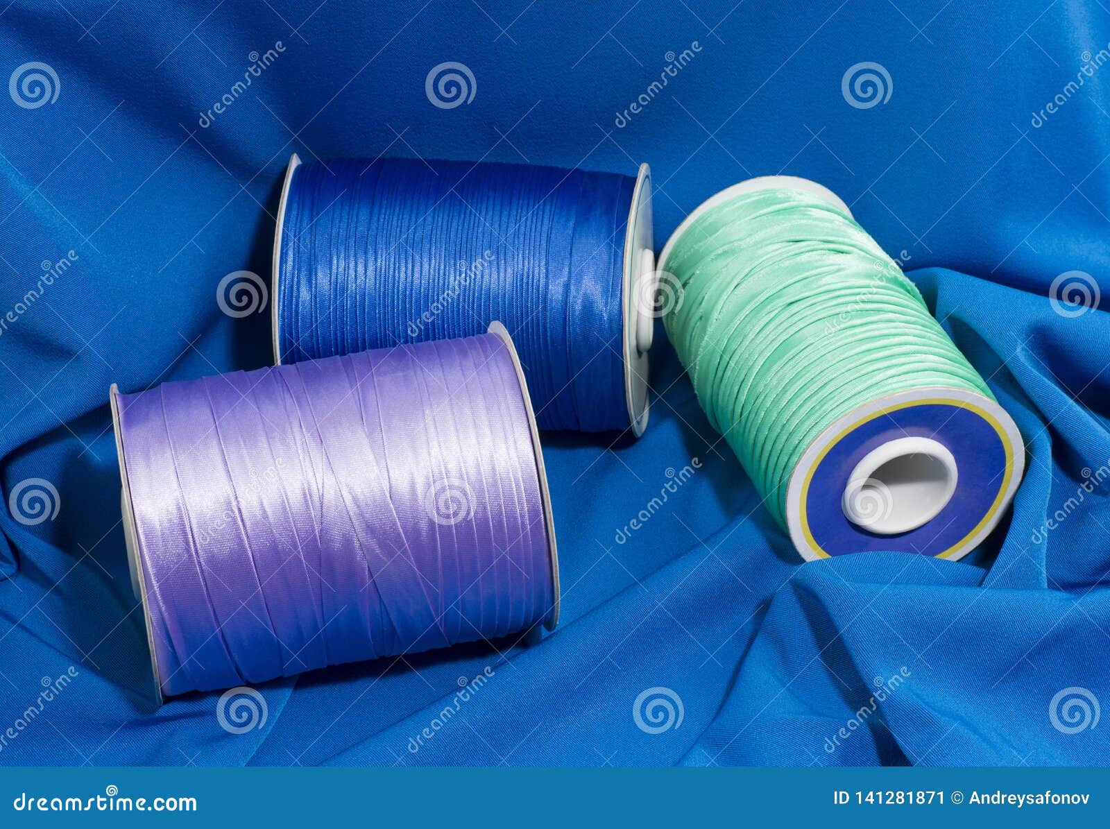 A Sample Of Multi-colored Textures Of Fabrics. Stock Image ...