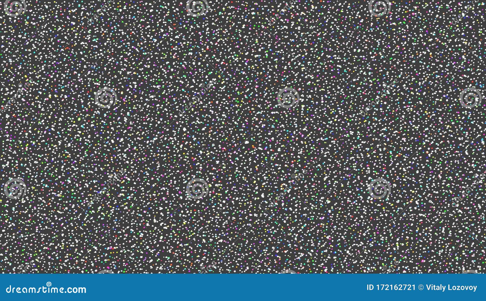 Multi-colored Spots on a Black Background Stock Illustration ...