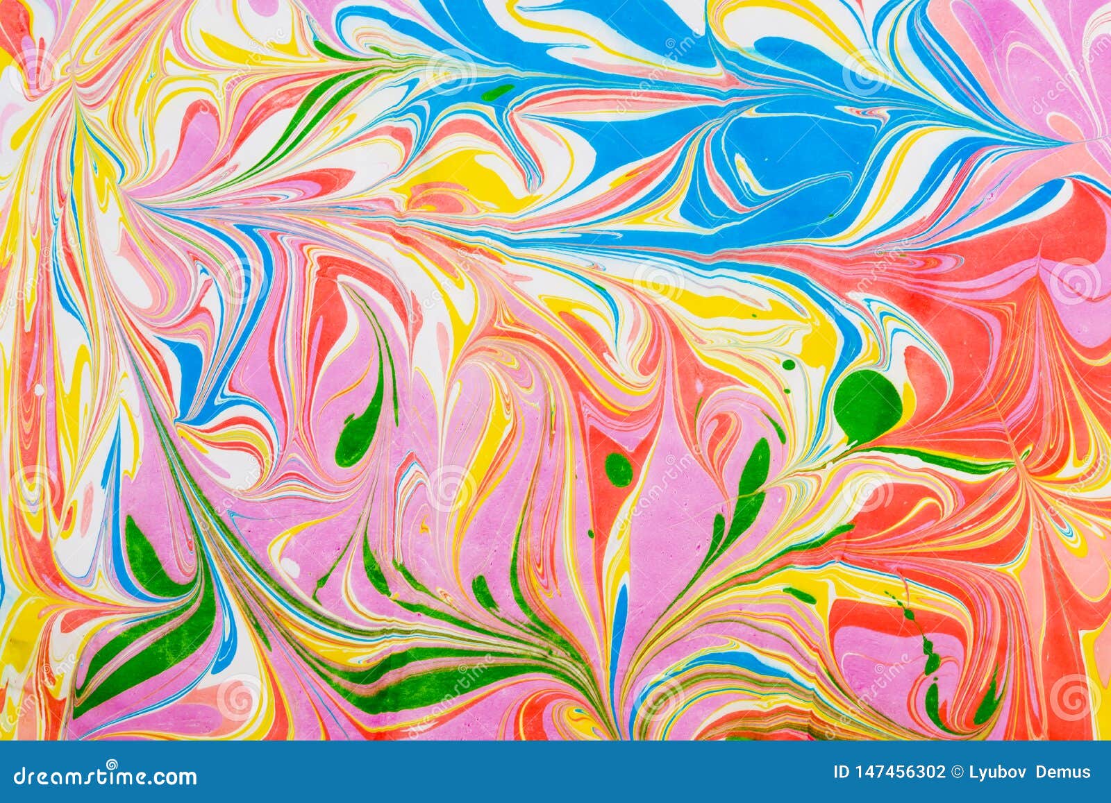 Multi-colored Spots, Splashes of Paint on Paper, Stock Illustration ...