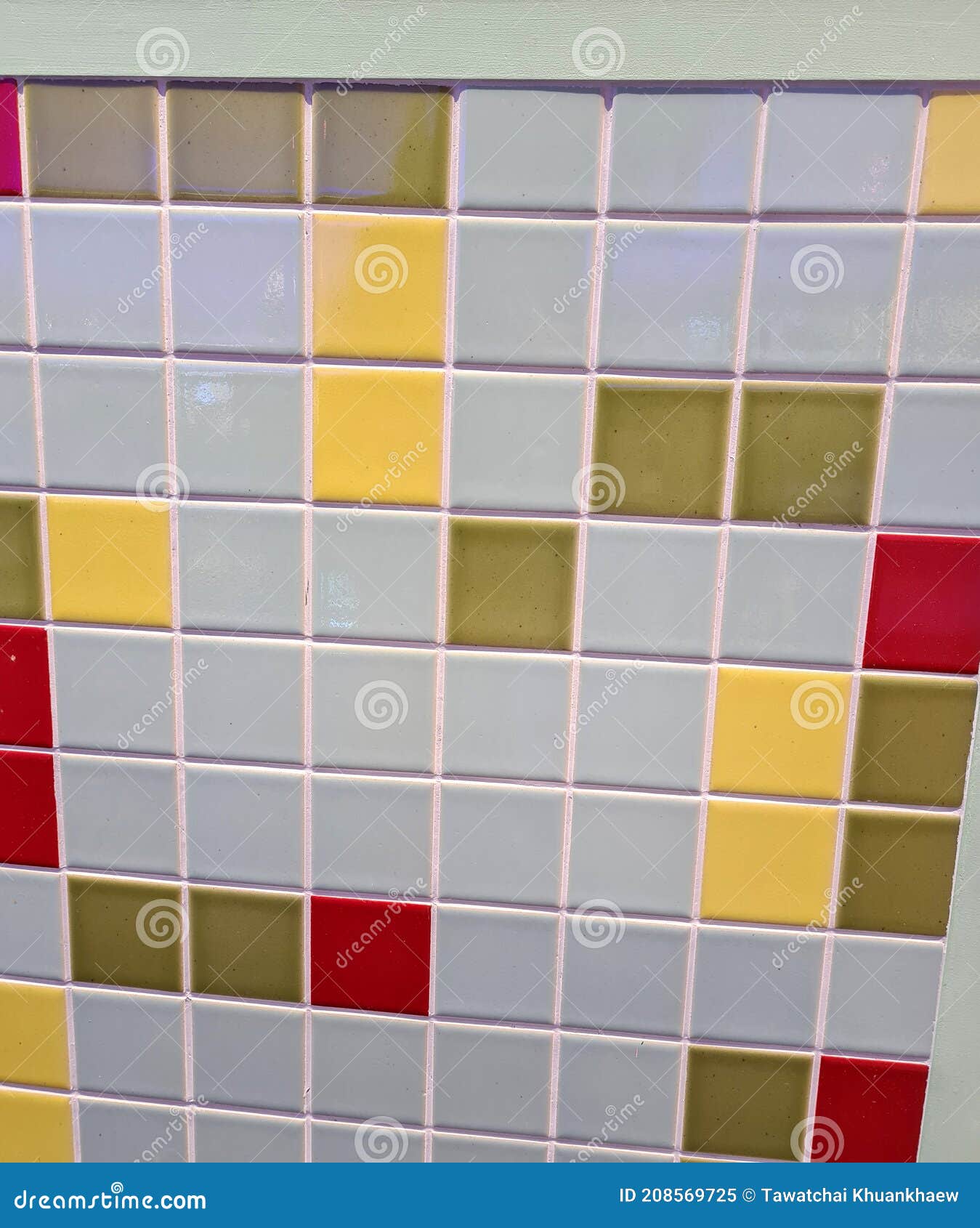 Multi Colored Square Tile Background Stock Image - Image of classic ...