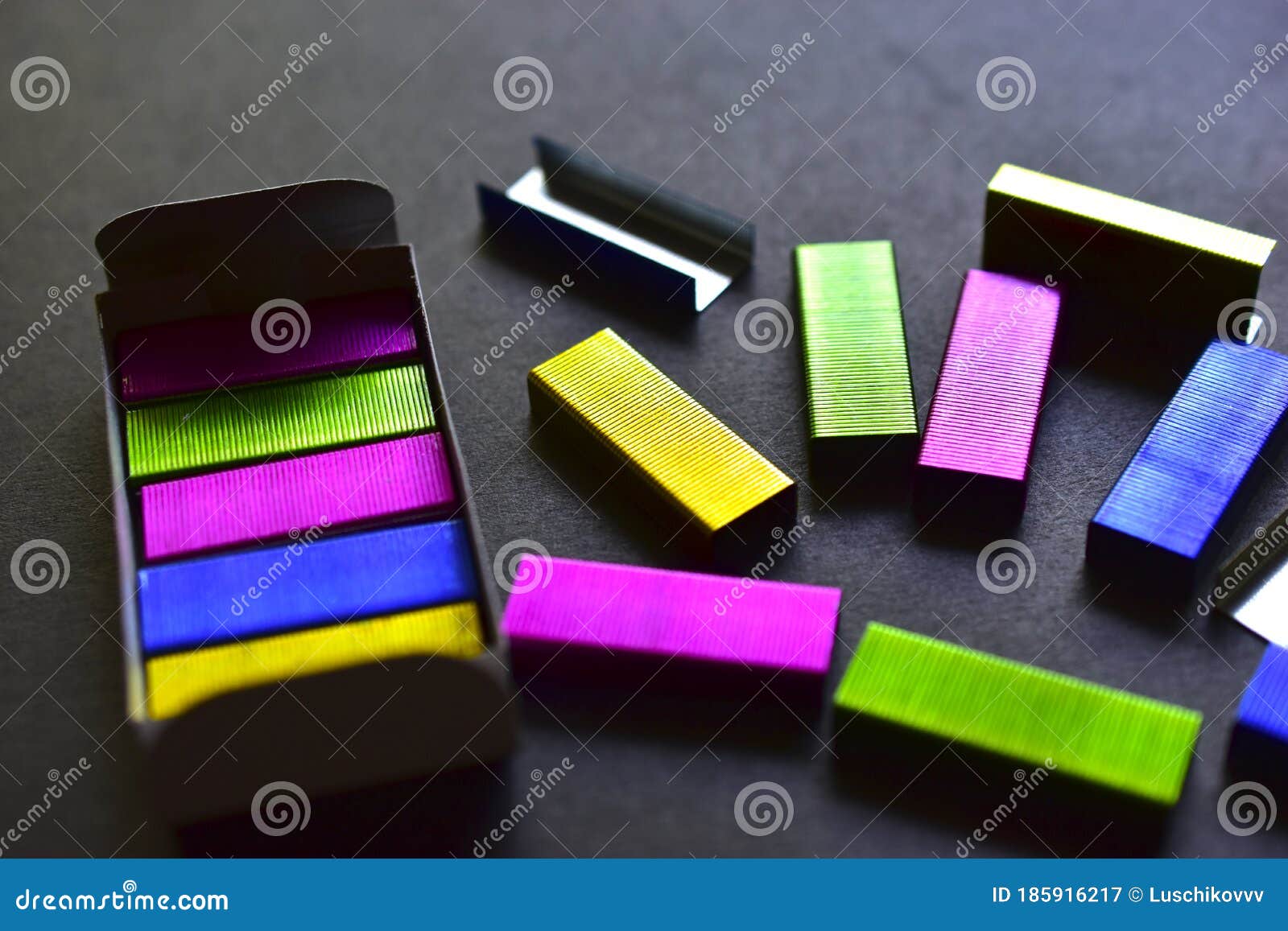 Stapler Staples Office Object Isolated On White Background Stock ...