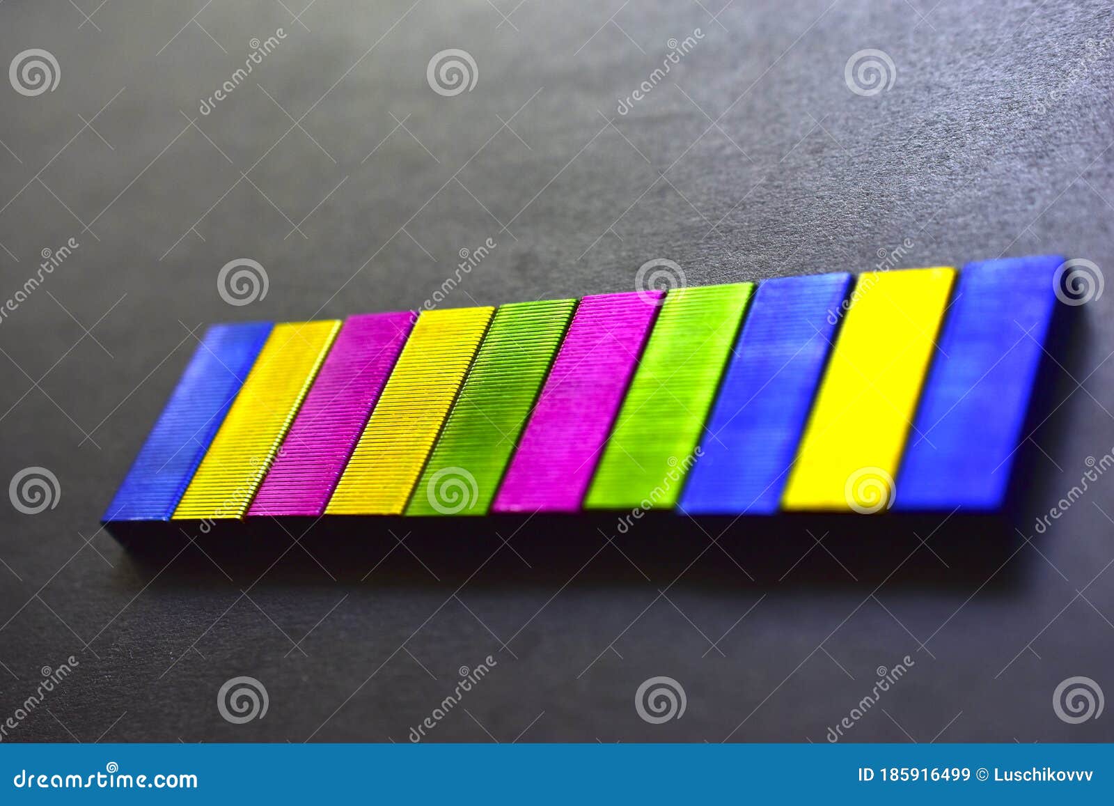 Stapler Staples Office Object Isolated On White Background Stock ...