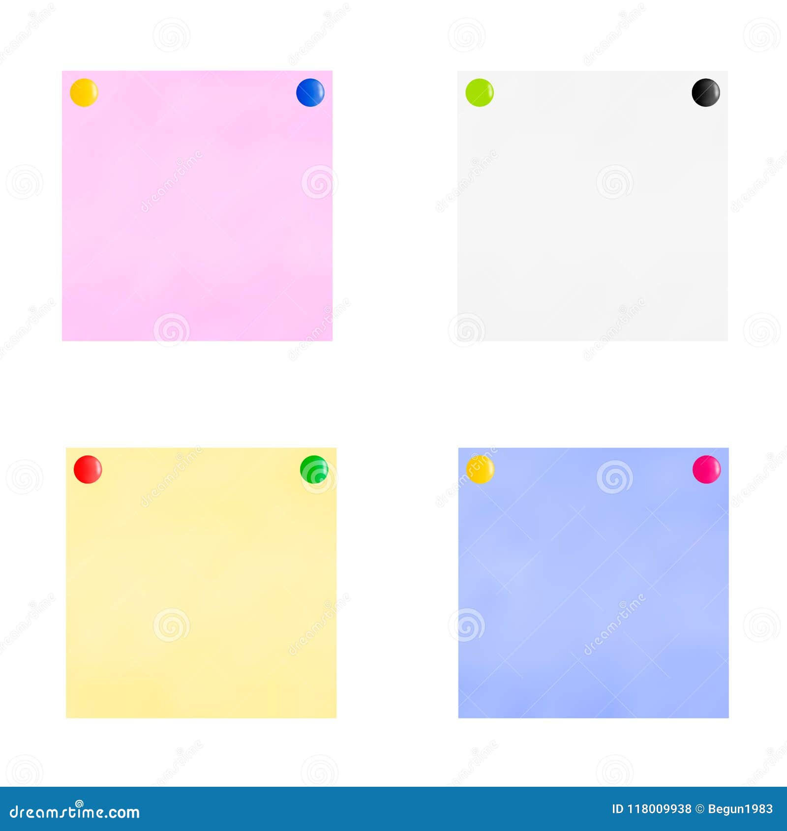 Multi-colored Stickers.Vector Illustration. Stock Vector - Illustration ...