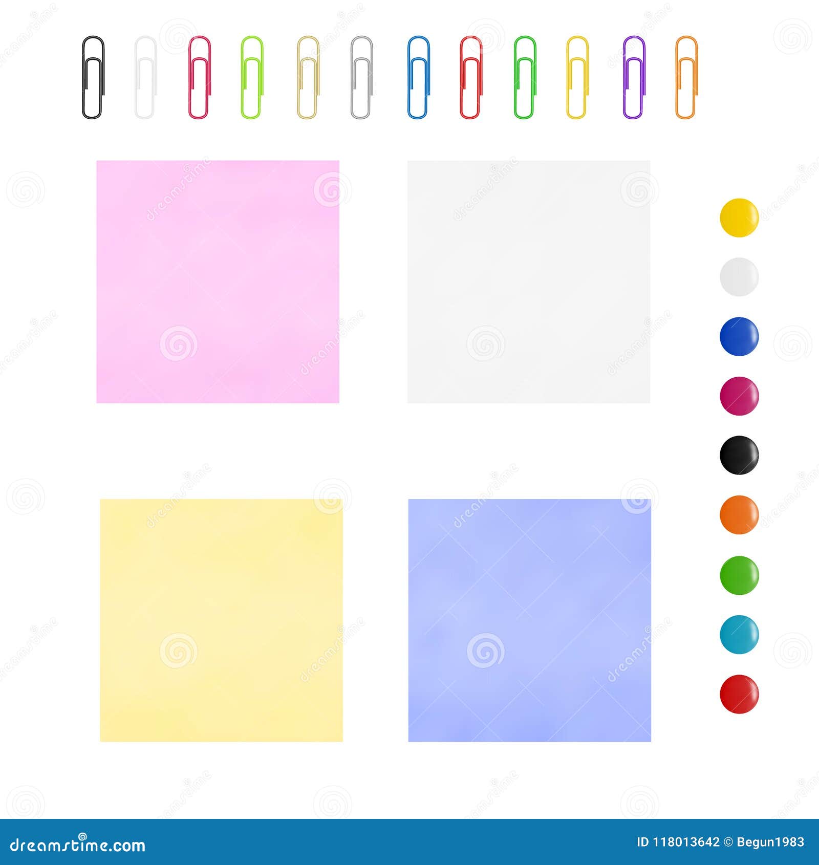 Multi-colored Stickers.Vector Illustration. Stock Vector - Illustration ...
